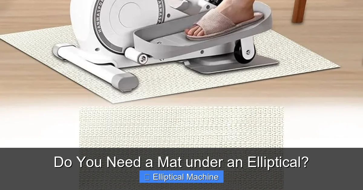 Do You Need a Mat under an Elliptical? - ellipticalking.com