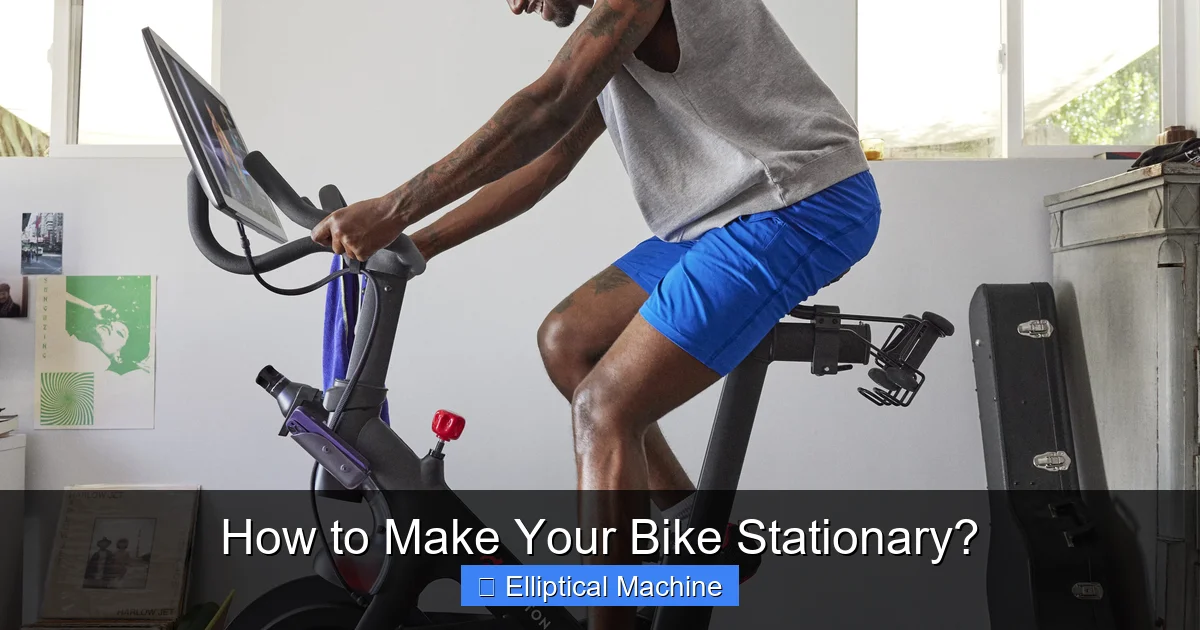 How To Make Your Bicycle Stationary