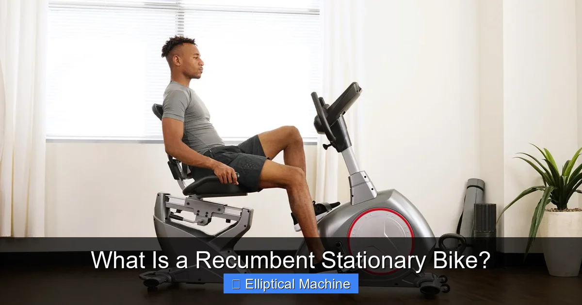 What Is a Recumbent Stationary Bike? - ellipticalking.com