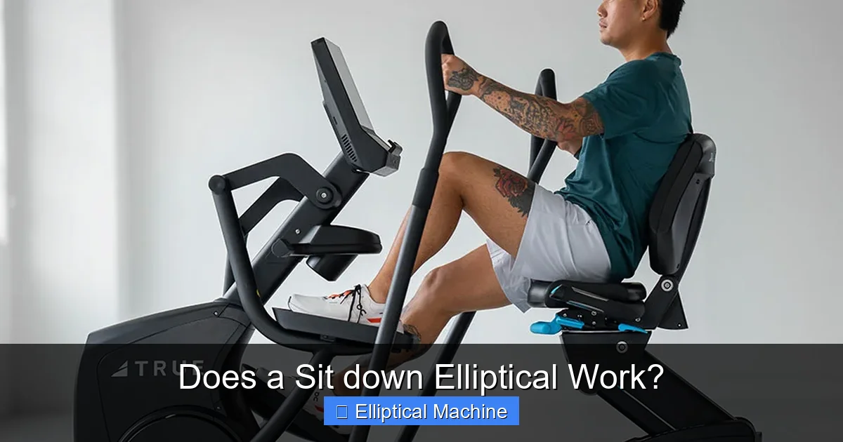 Does a Sit down Elliptical Work? - ellipticalking.com